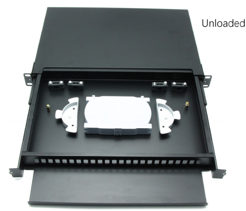 1U 19" Rack Mount Fiber Optic Patch Panel
