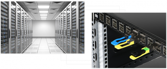 12 Fibers MTP OM3 Fiber Optic Loopback Module /Cable