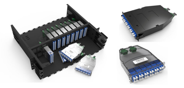 3U 288F MPO MTP Patch Panel with 19" Rack Mount
