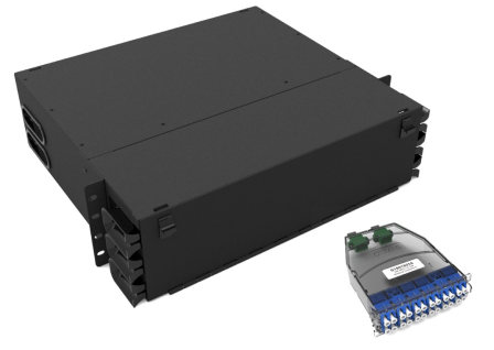 3U 288F MPO MTP Patch Panel with 19" Rack Mount