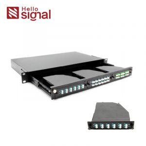 1U 19inch Full Loaded Fixed Rack Mount Fiber Patch Panel